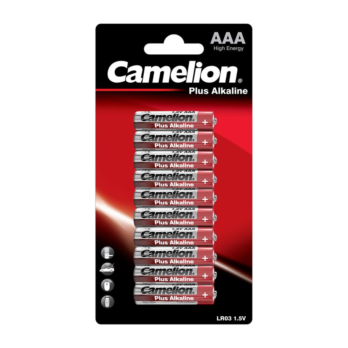 Plus Alkaline Micro AAA LR03 1,5V 10er Blister Von Camelion | Batterien ...
